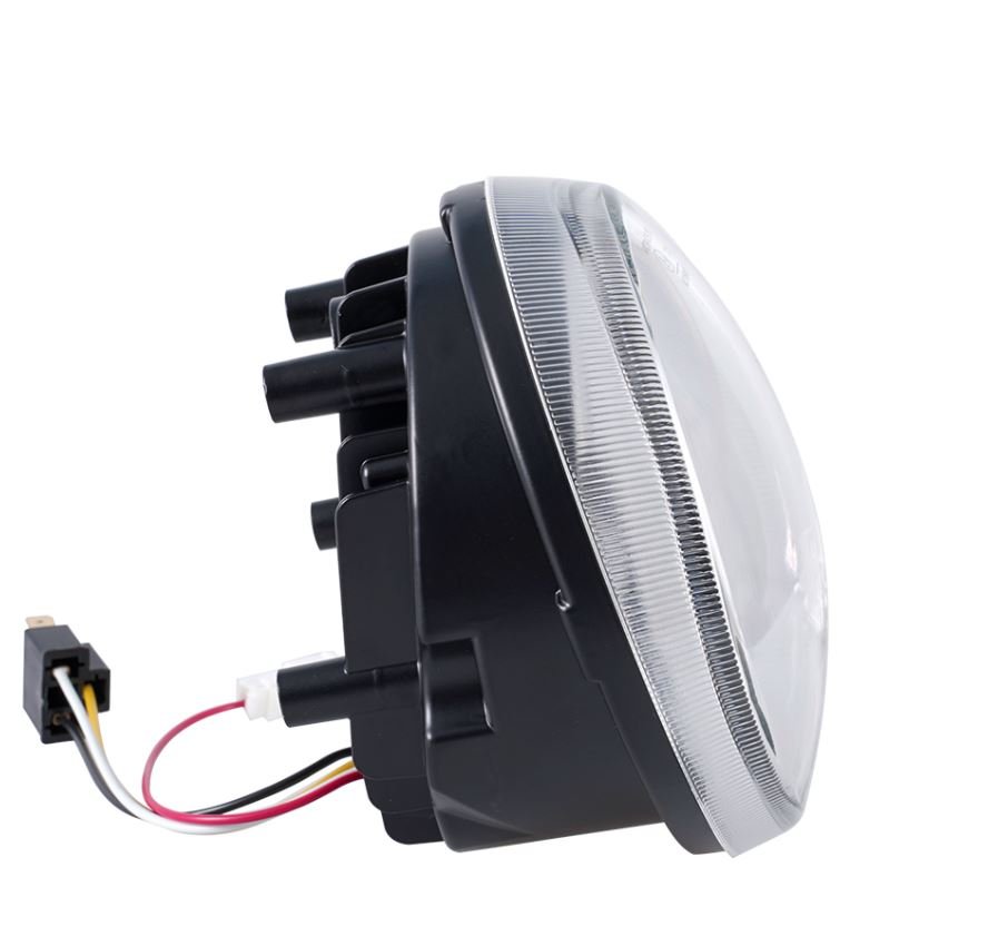Vespa GTV LED Headlight with Half Halo Running light — moto-mojo gts
