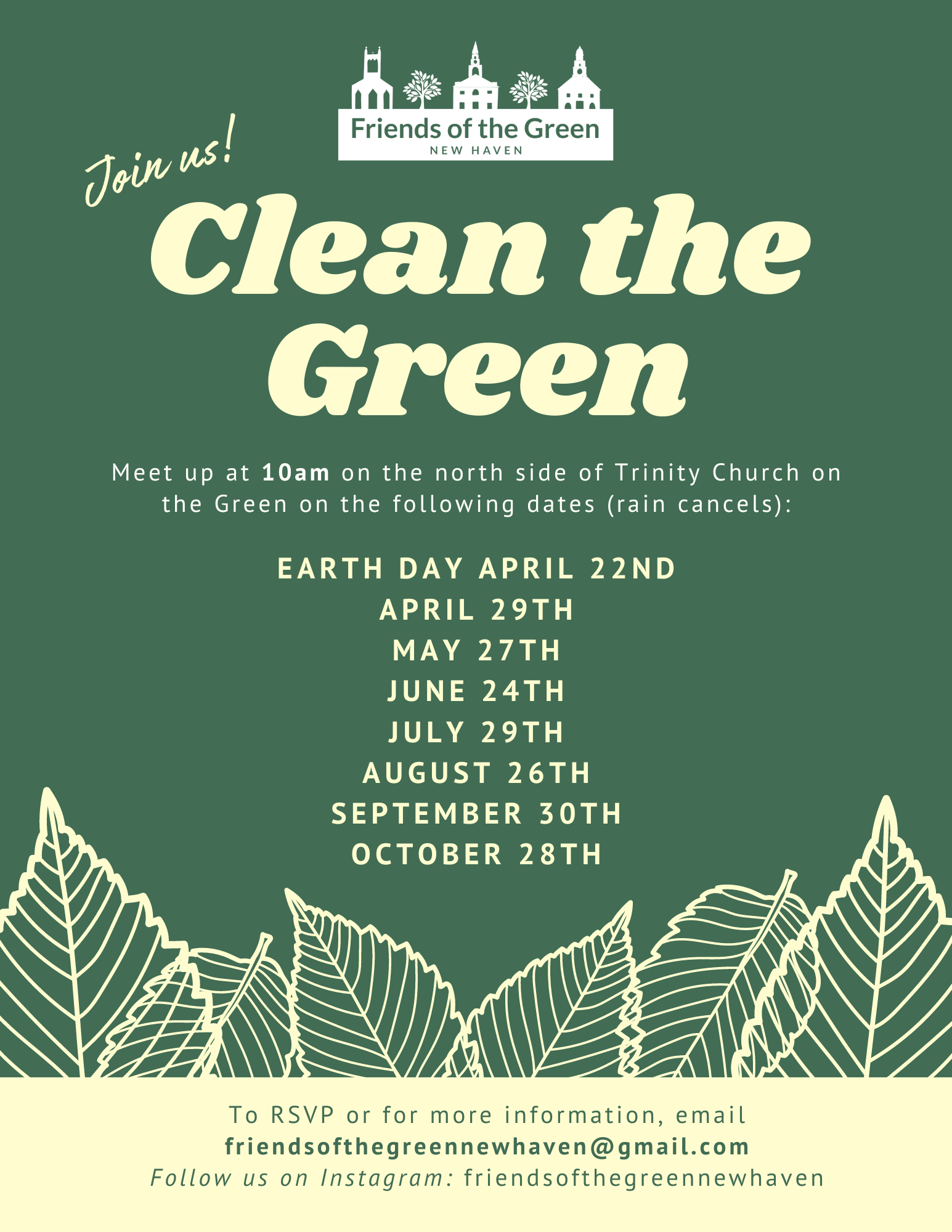 Calendar — Trinity on the Green