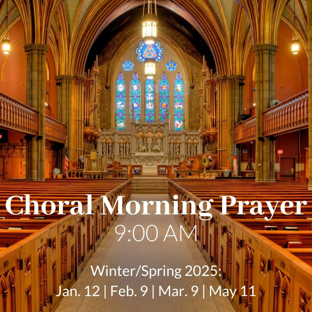 This Sunday: Choral Morning Prayer — Trinity on the Green