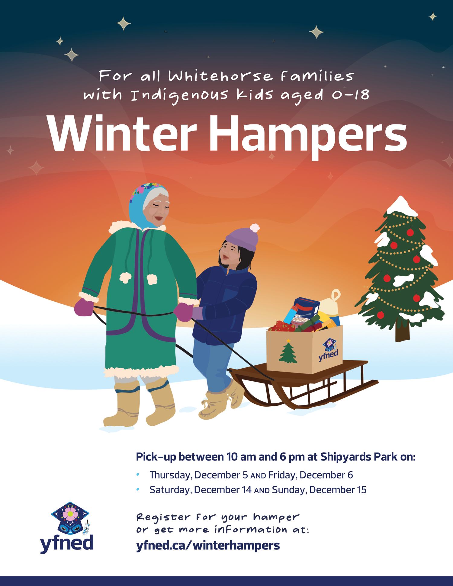 Winter Hampers — Yukon First Nation Education Directorate