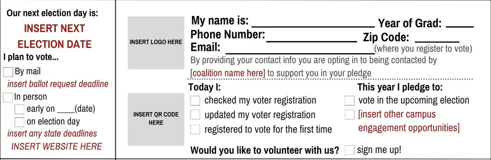 Pledge Card — Ask Every Student