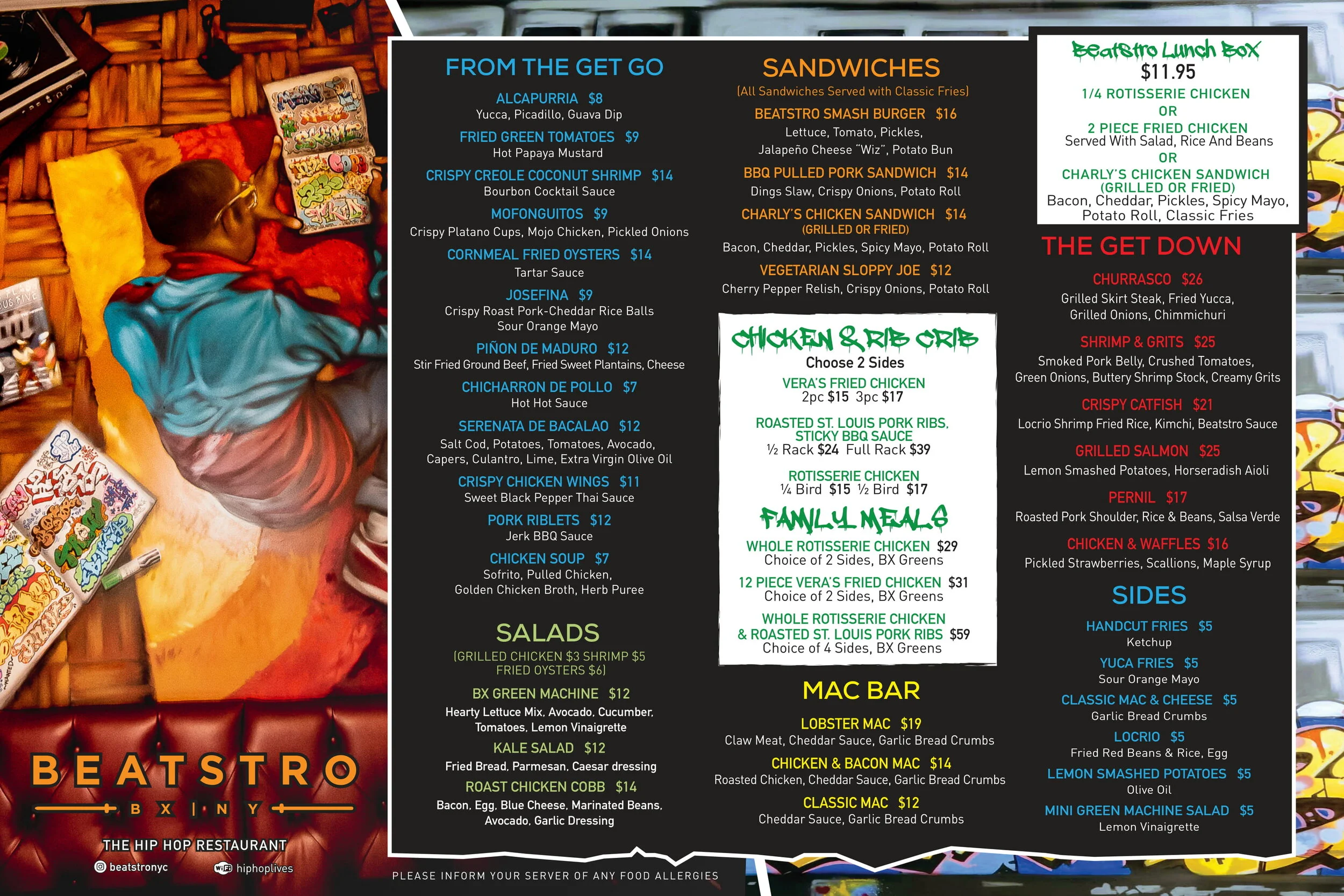 Menu — Beatstro