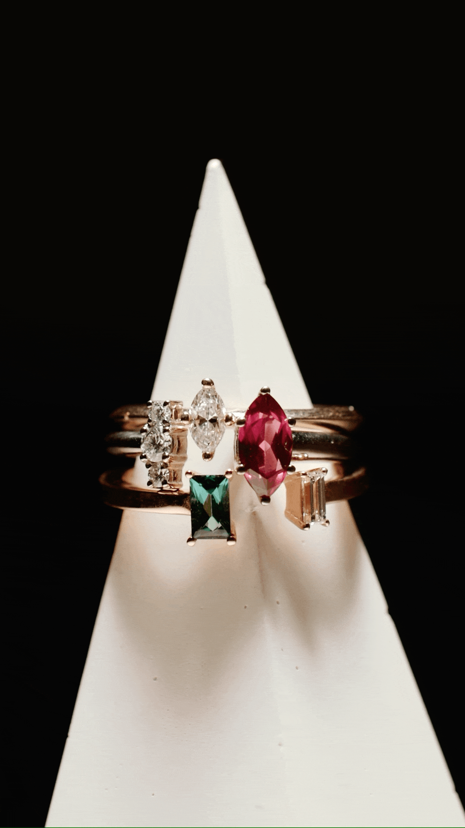 Colour Burst Ringe - Katie g. | Handgefertigter Schmuck Made in Vienna