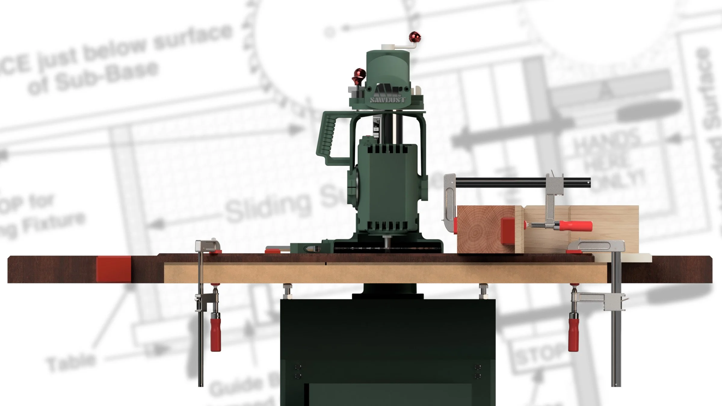 Concepts, Models & Renders — Mr. Sawdust