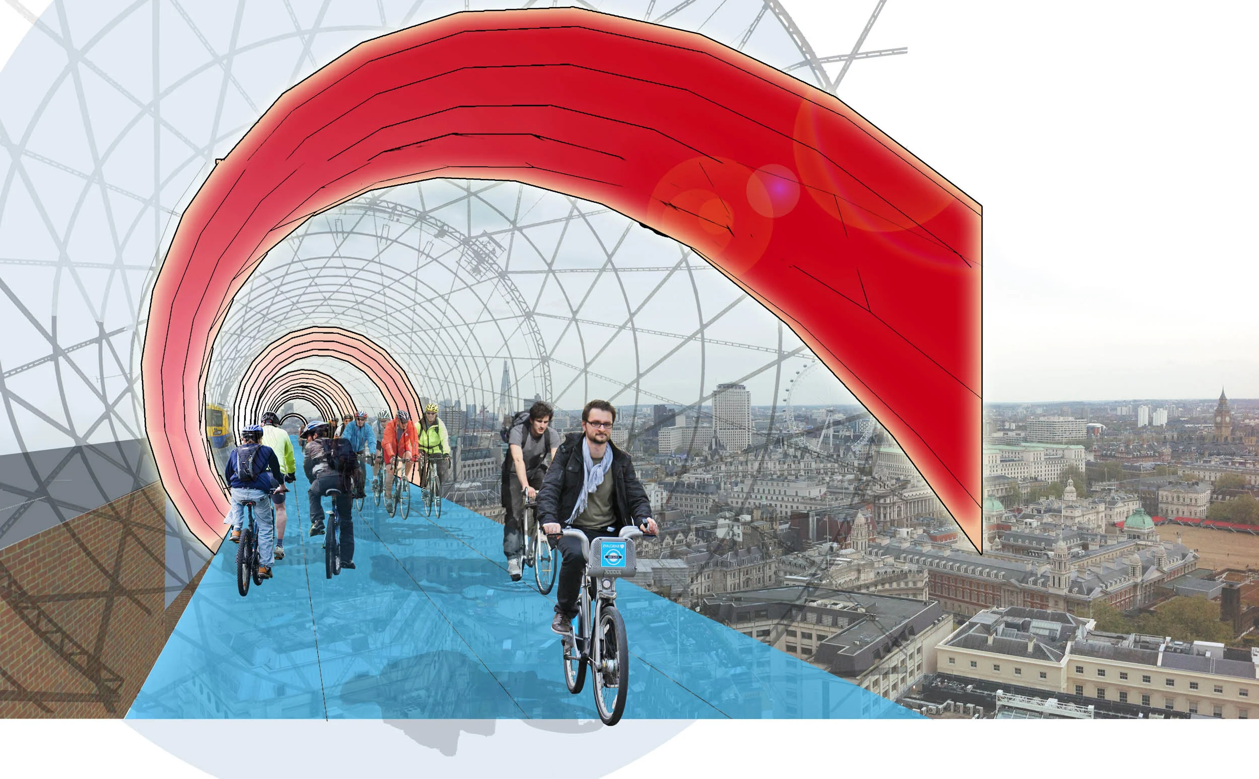 SkyCycle — Exterior Architecture