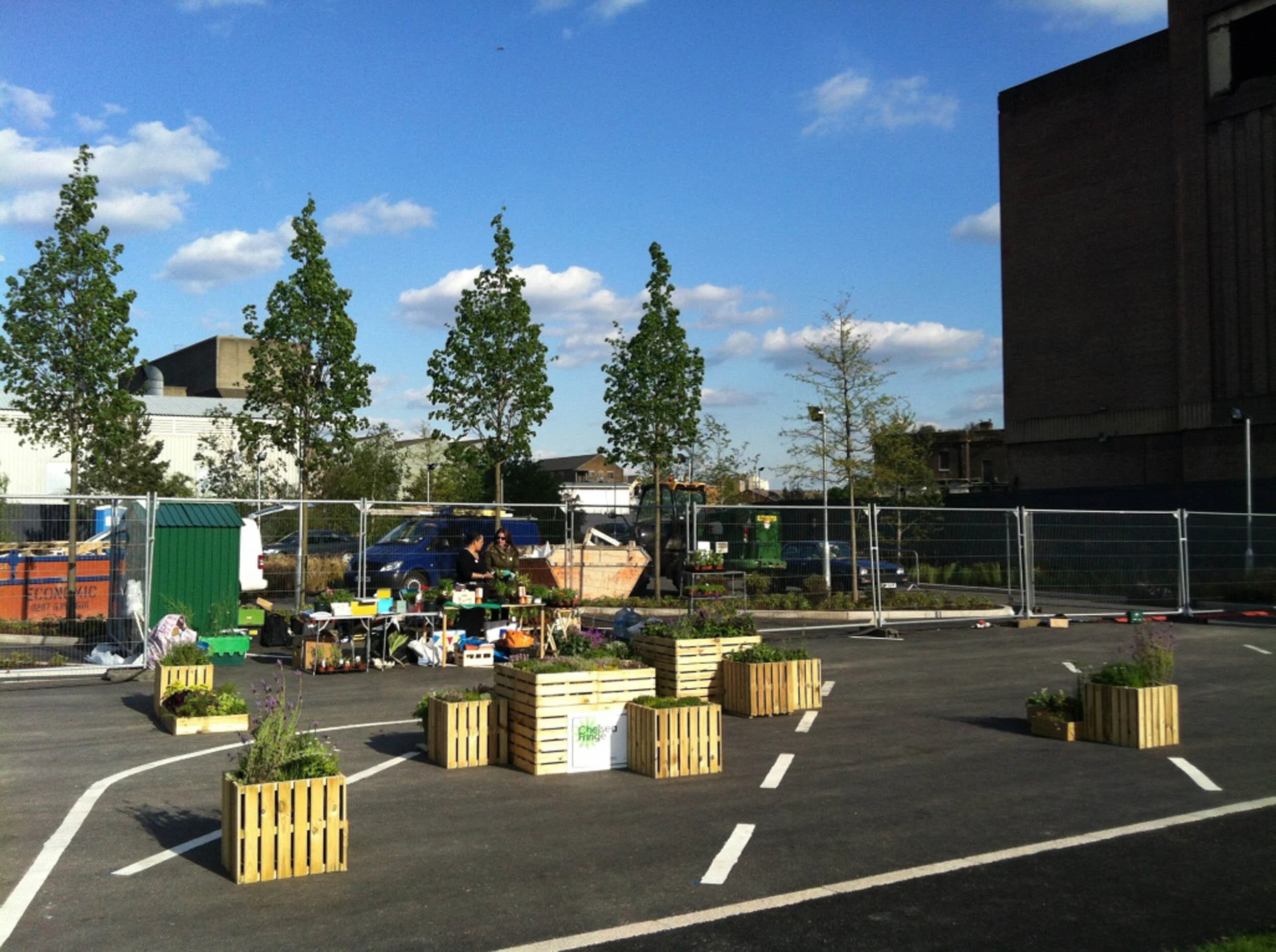 Battersea Power Station Temporary Park — Exterior Architecture