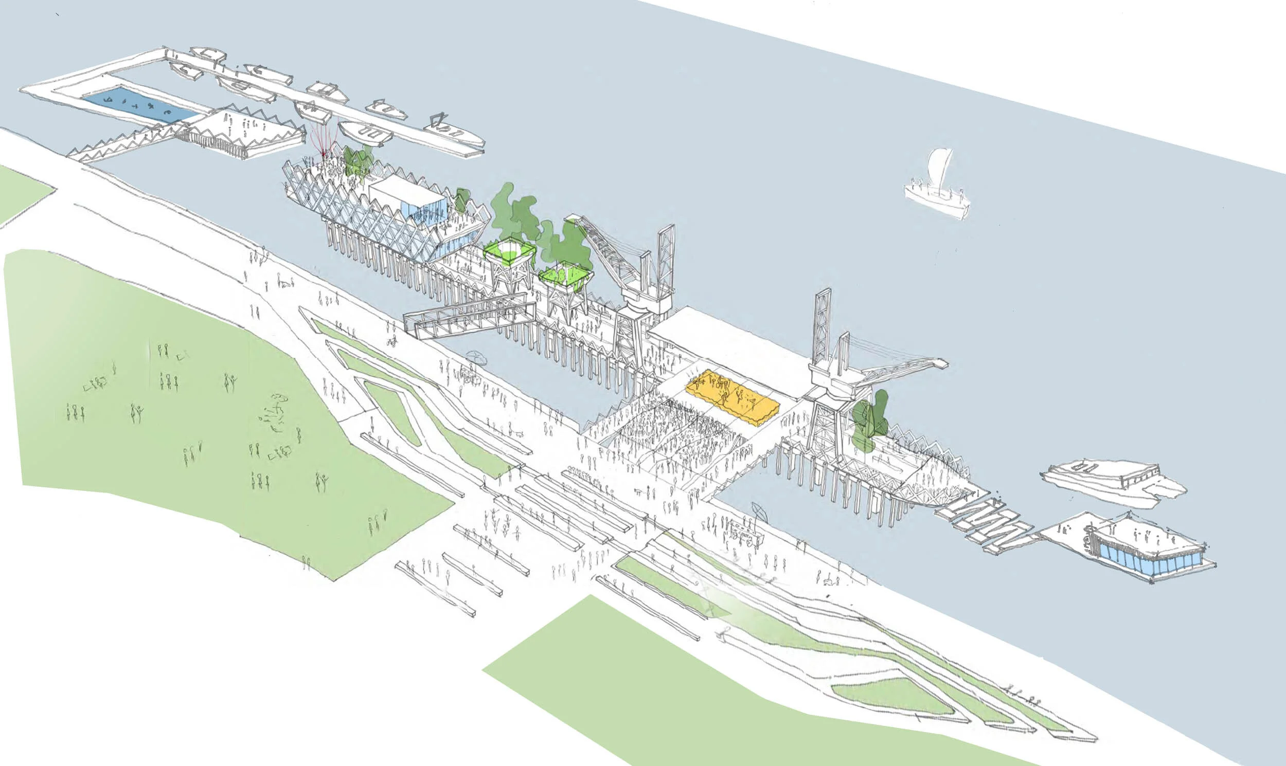 Battersea Power Station Jetty — Exterior Architecture