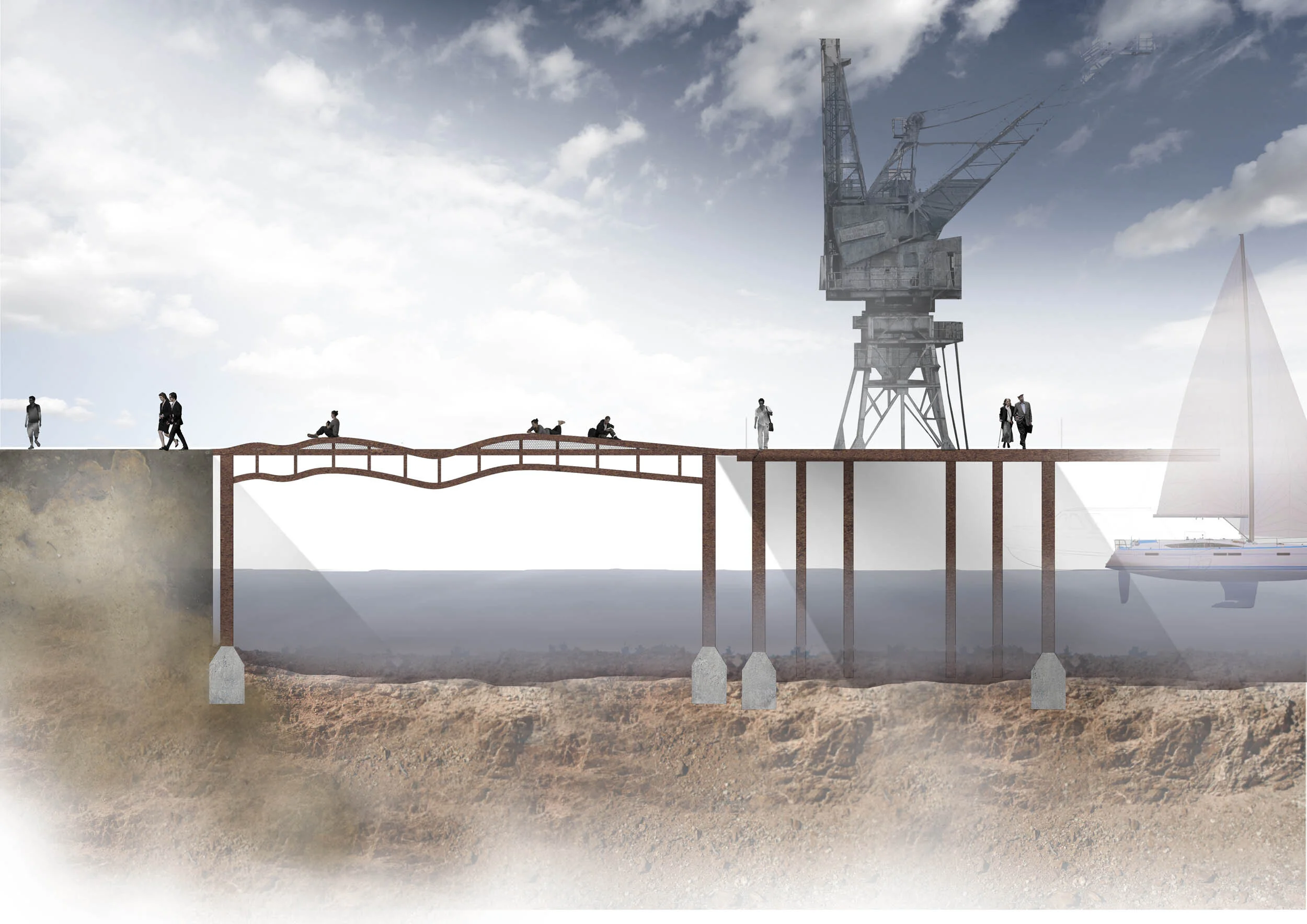 Battersea Power Station Jetty — Exterior Architecture