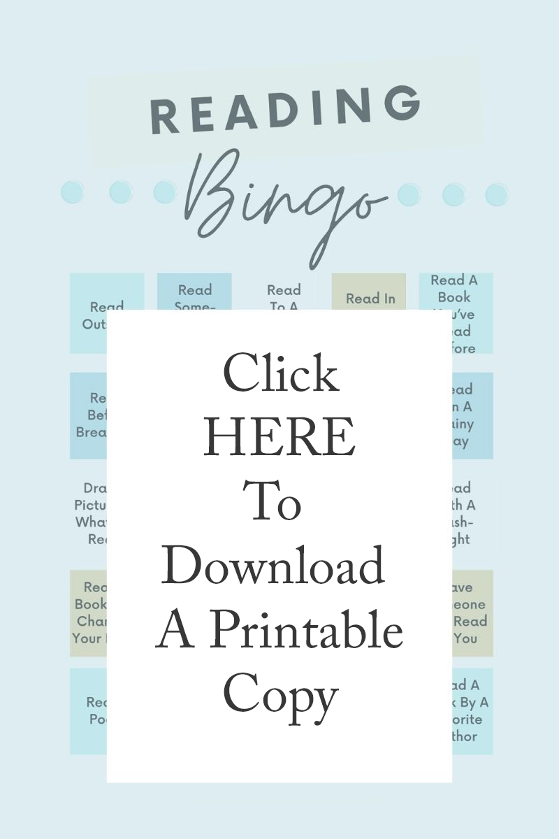 Free Reading Bingo! Get Your Kids To Read & Limit Screen Time — Castles ...