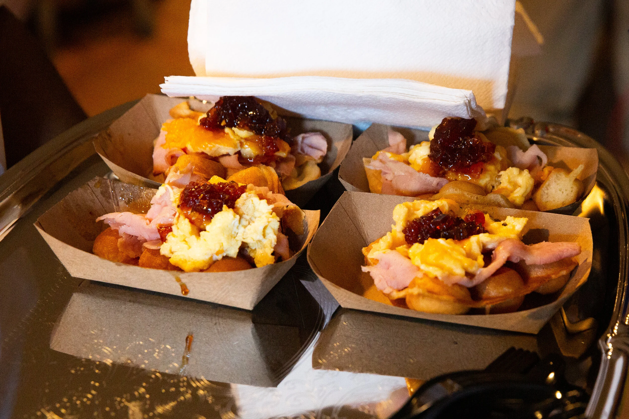 On-Site Waffle Bar Catering