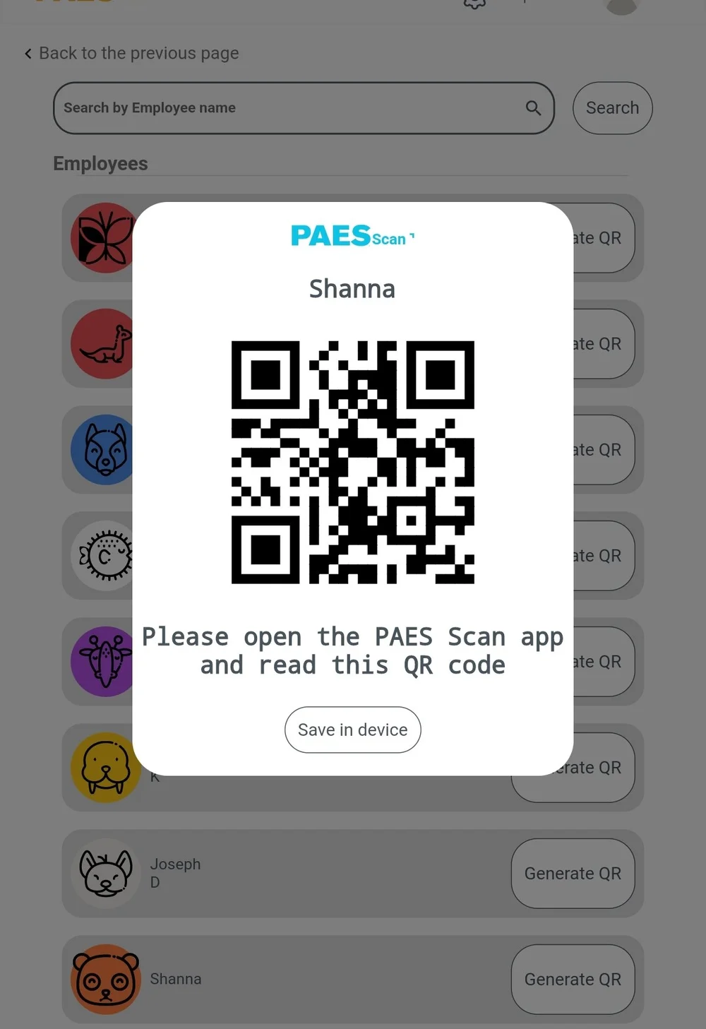 PAES Scan — PAES Author