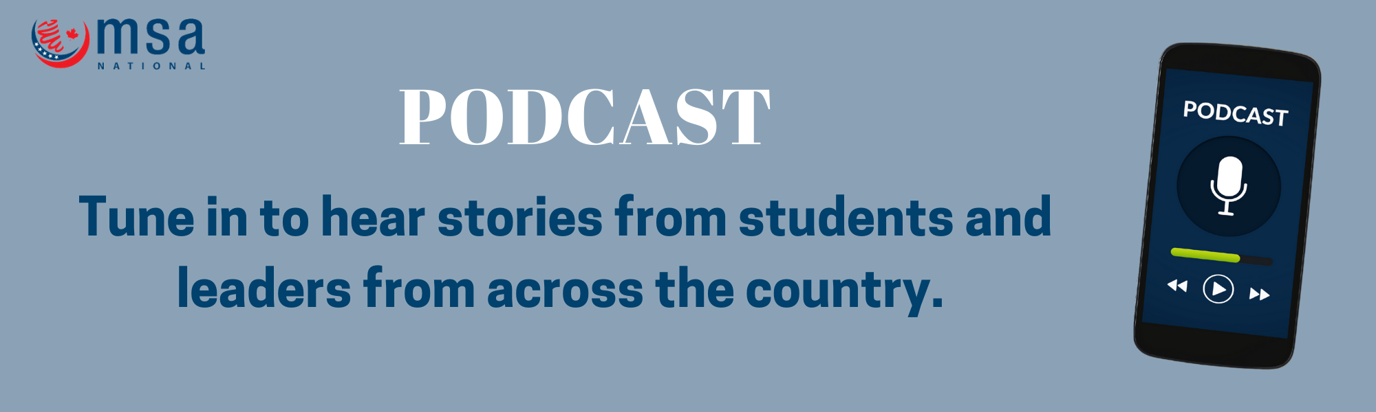 The Official MSA National Podcast — MSA National