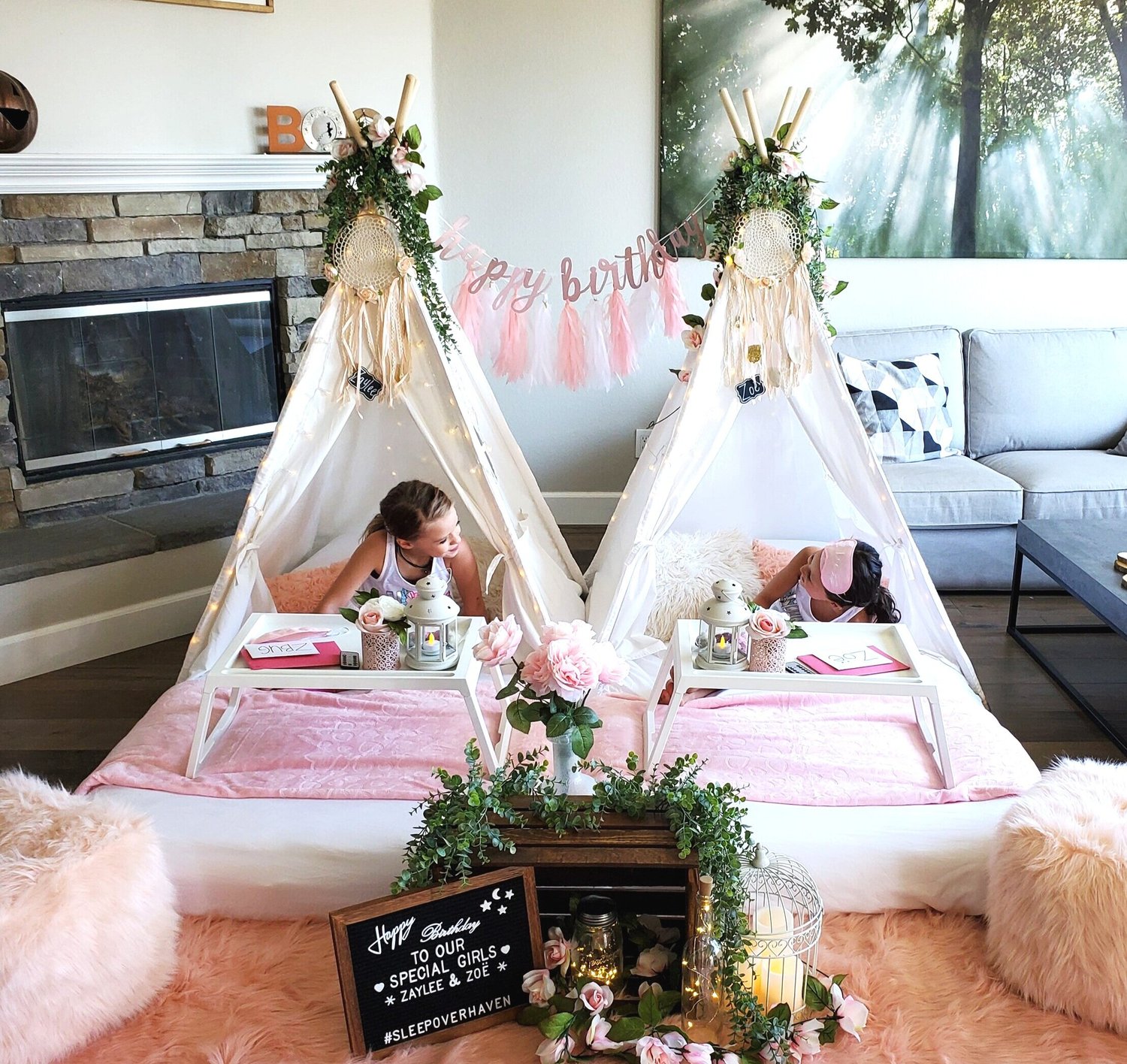 Dreamy Pink Boho — Sleepover Haven