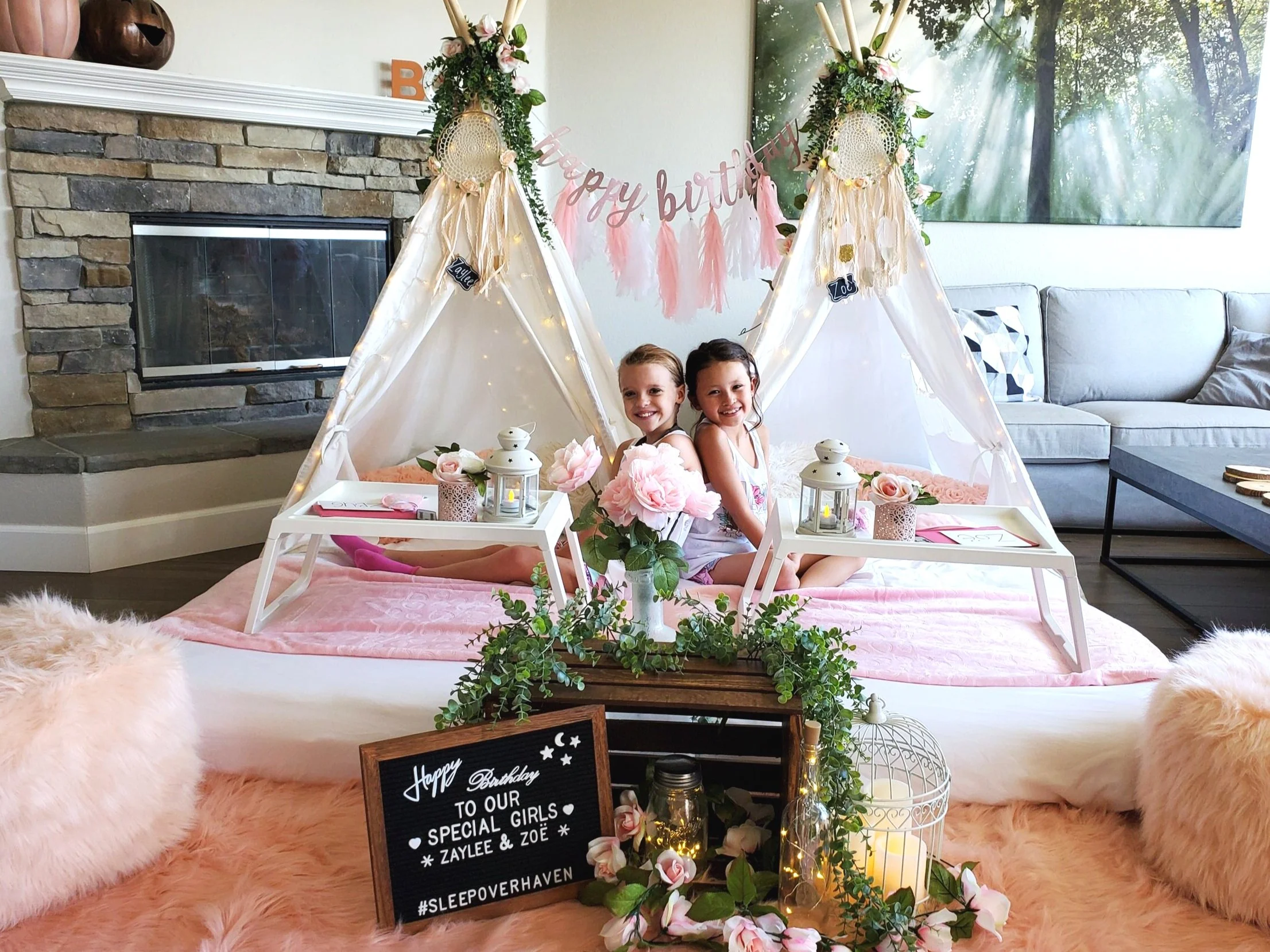 Dreamy Pink Boho — Sleepover Haven