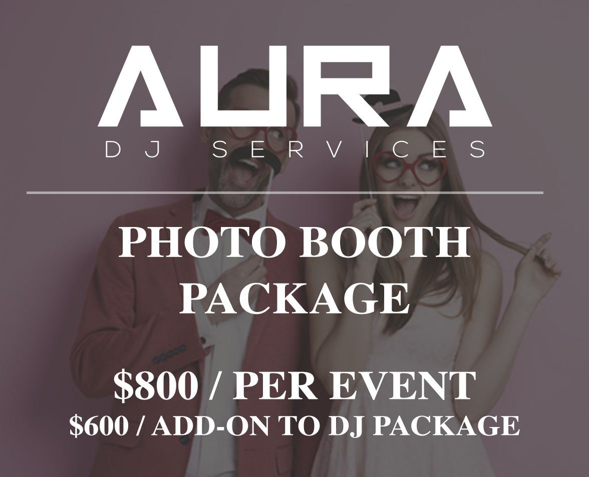 Photo Booth Package — Aura DJ Services - Serving Washington & Oregon