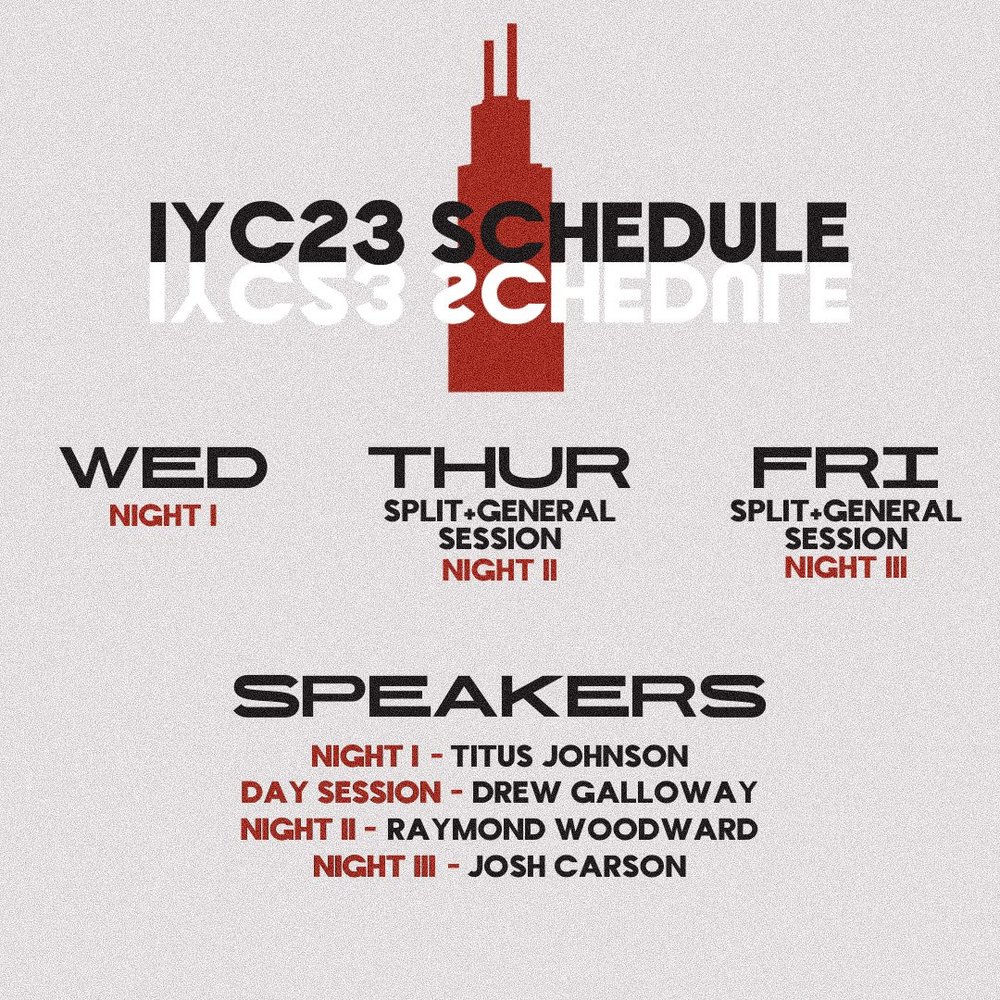 IYC '22 Schedule — Illinois Youth Ministries