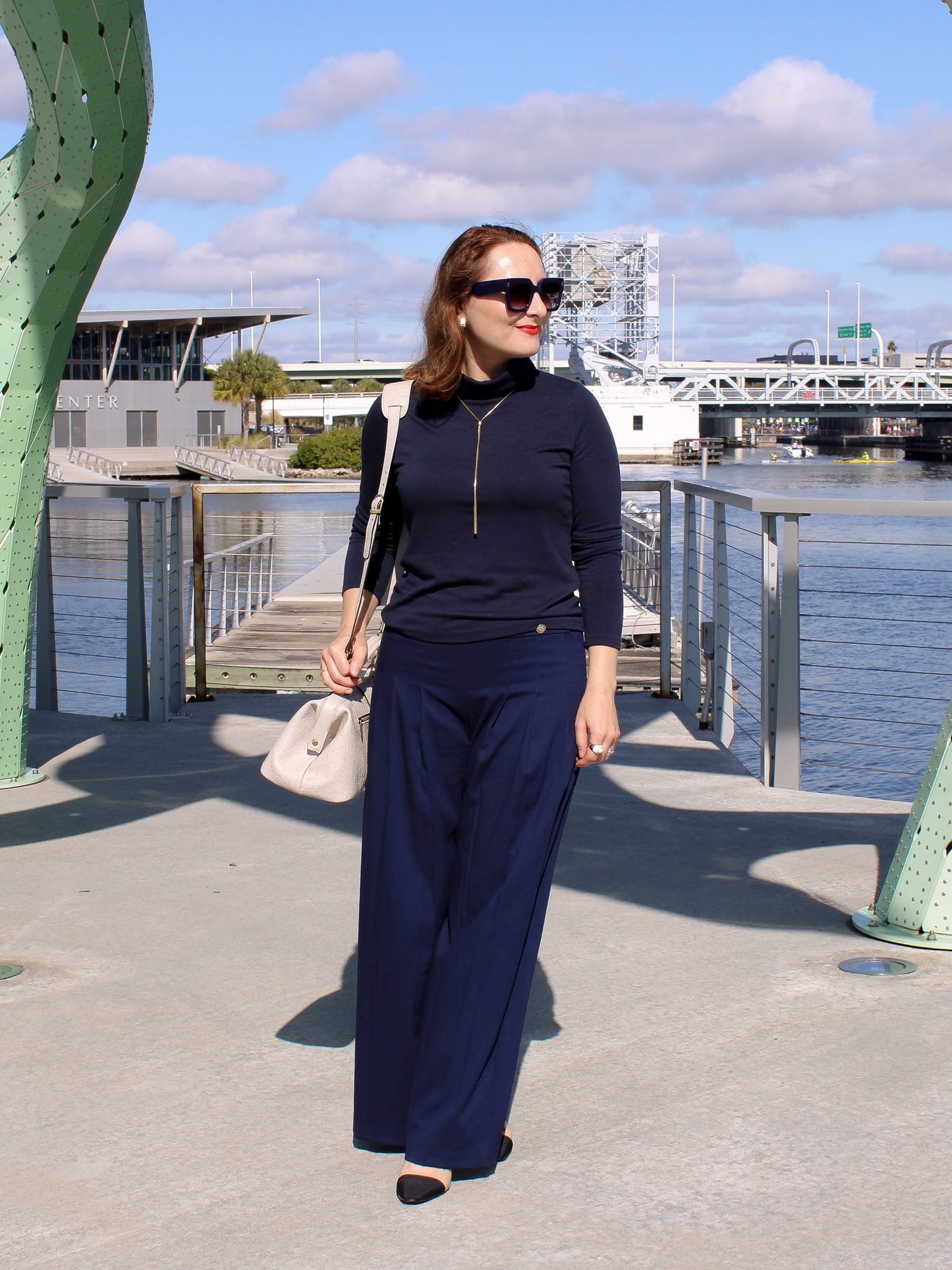 These wide-leg pleated pants are current favorites! — Blooming ...