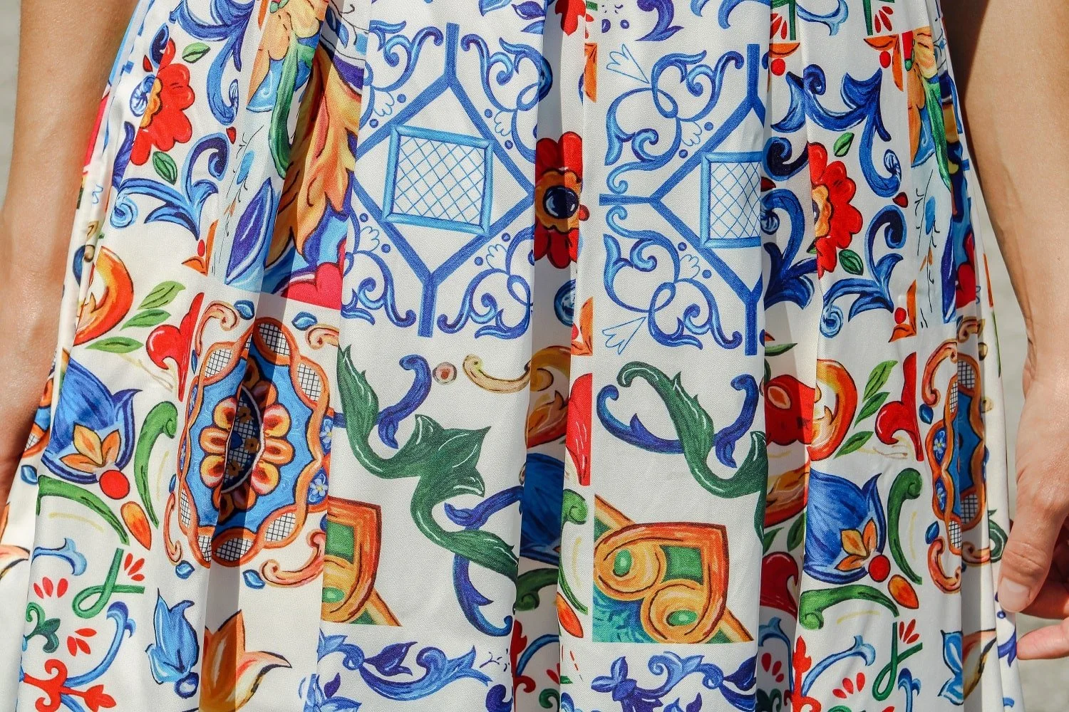 Dalia MacPhee tile print dress — Blooming Magnolias Blog