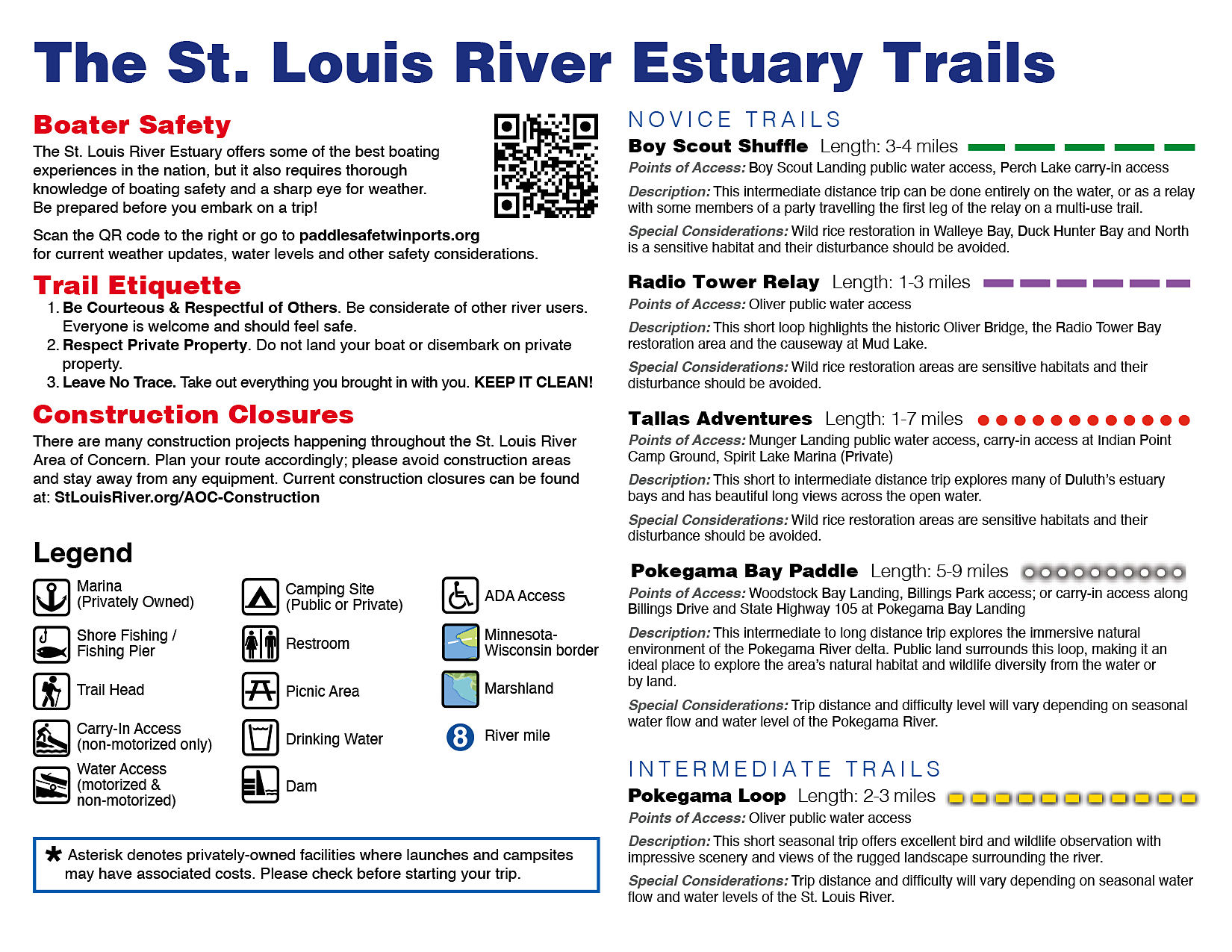 SLRE National Water Trail Map (PDF) - St. Louis River Alliance