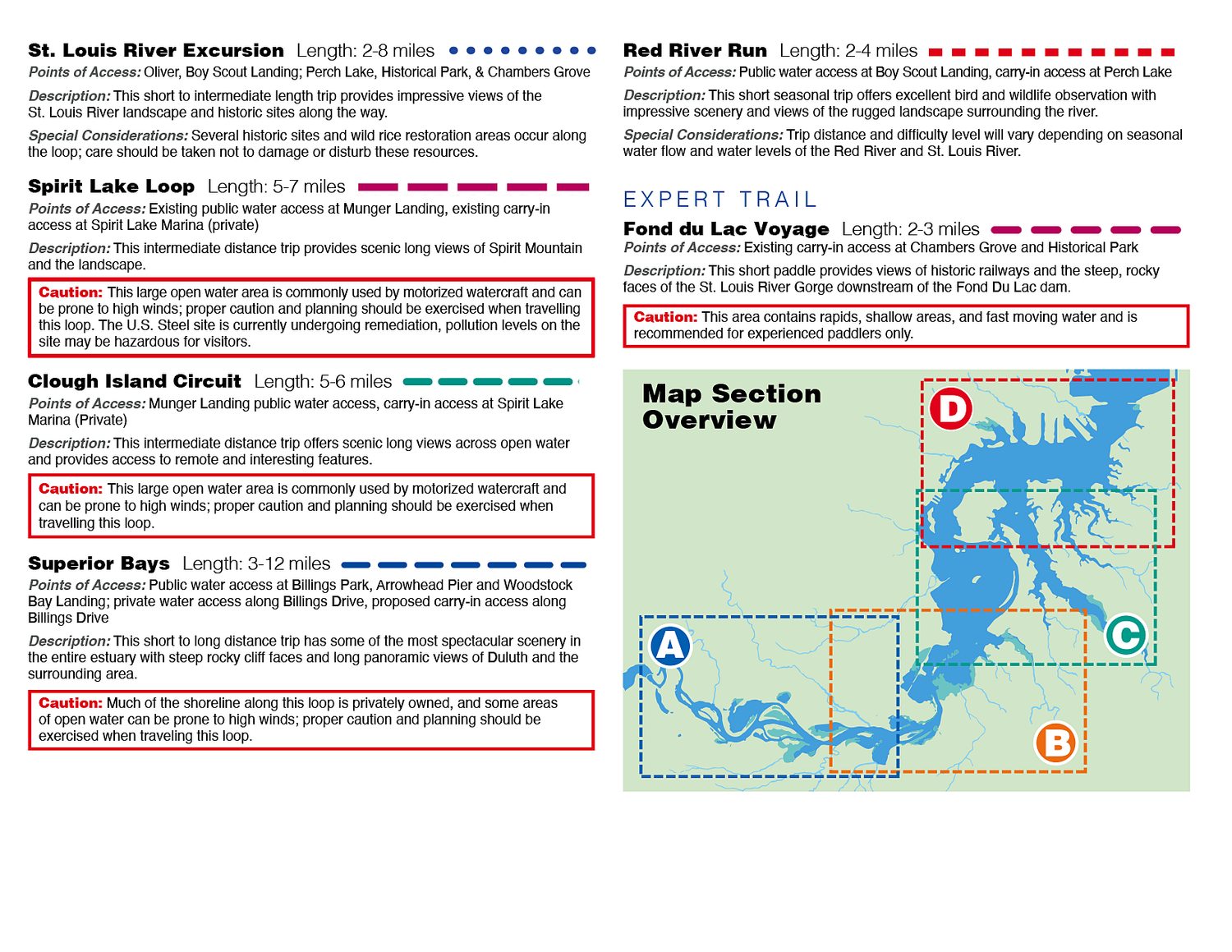 SLRE National Water Trail Map (PDF) - St. Louis River Alliance
