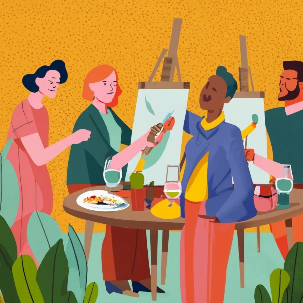 Corporate Paint Events — Create with Chika Oh