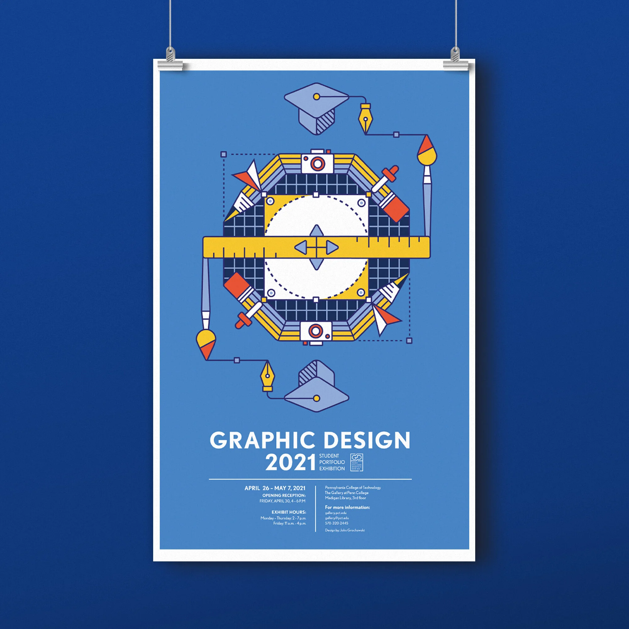 Senior Show Poster — John Grochowski