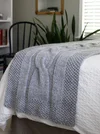 Cozy Chunky Cable Bed Runner Knitting Pattern for Super Bulky Yarn ...