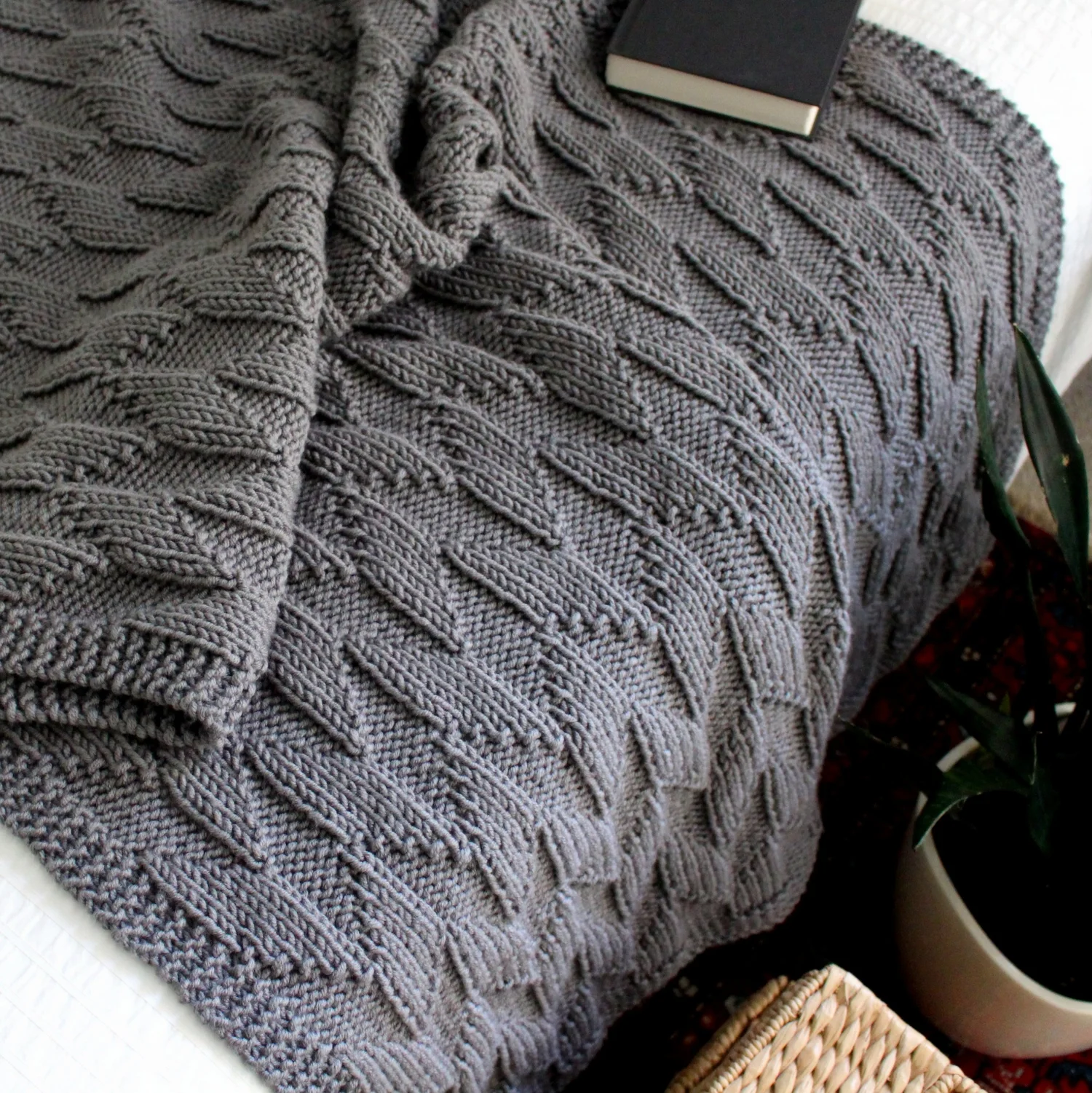 7 Easy to Knit Reversible Blanket Knitting Patterns — Fifty Four Ten Studio