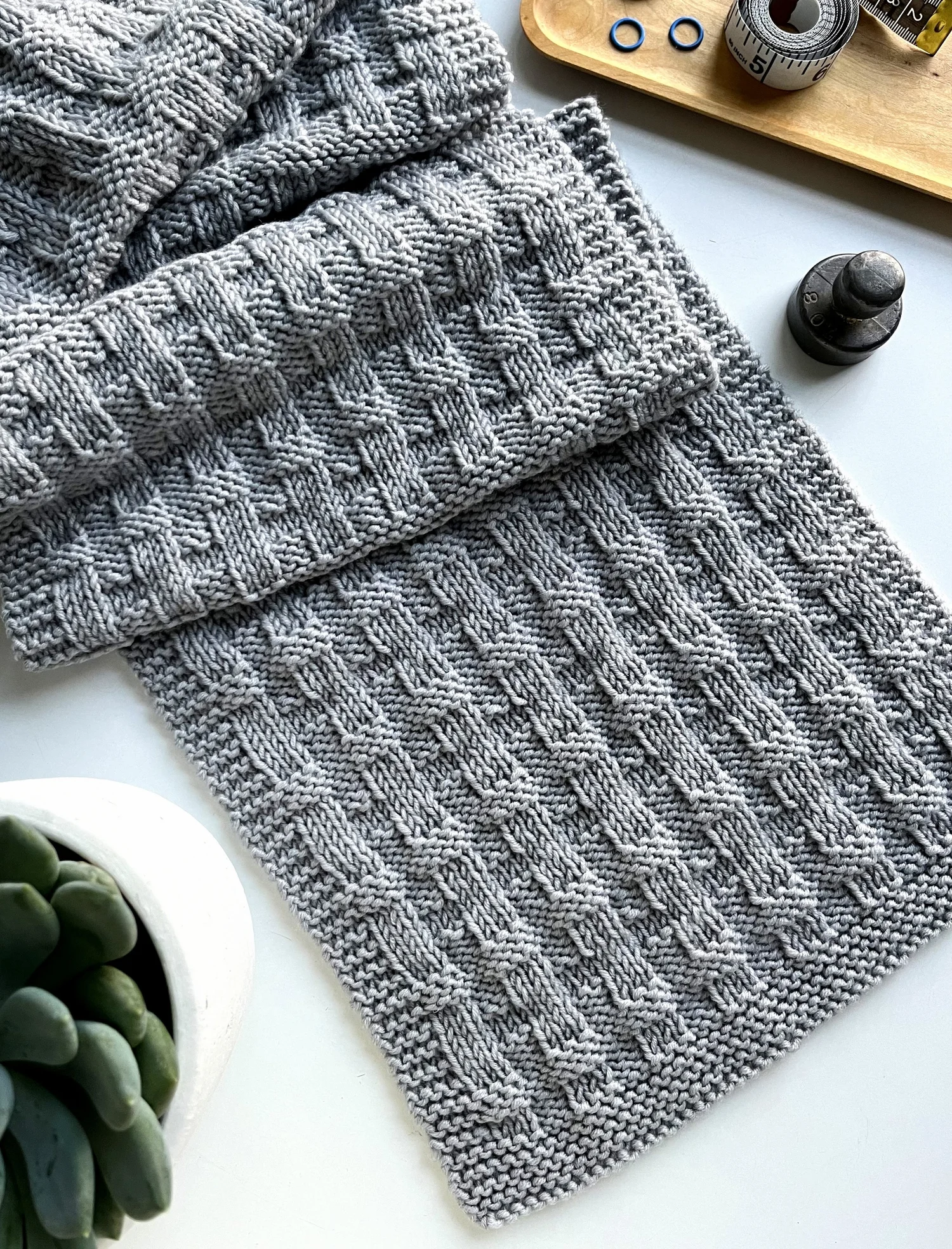 One More Chapter: Easy to Knit Reversible Winter Scarf Knitting Pattern ...