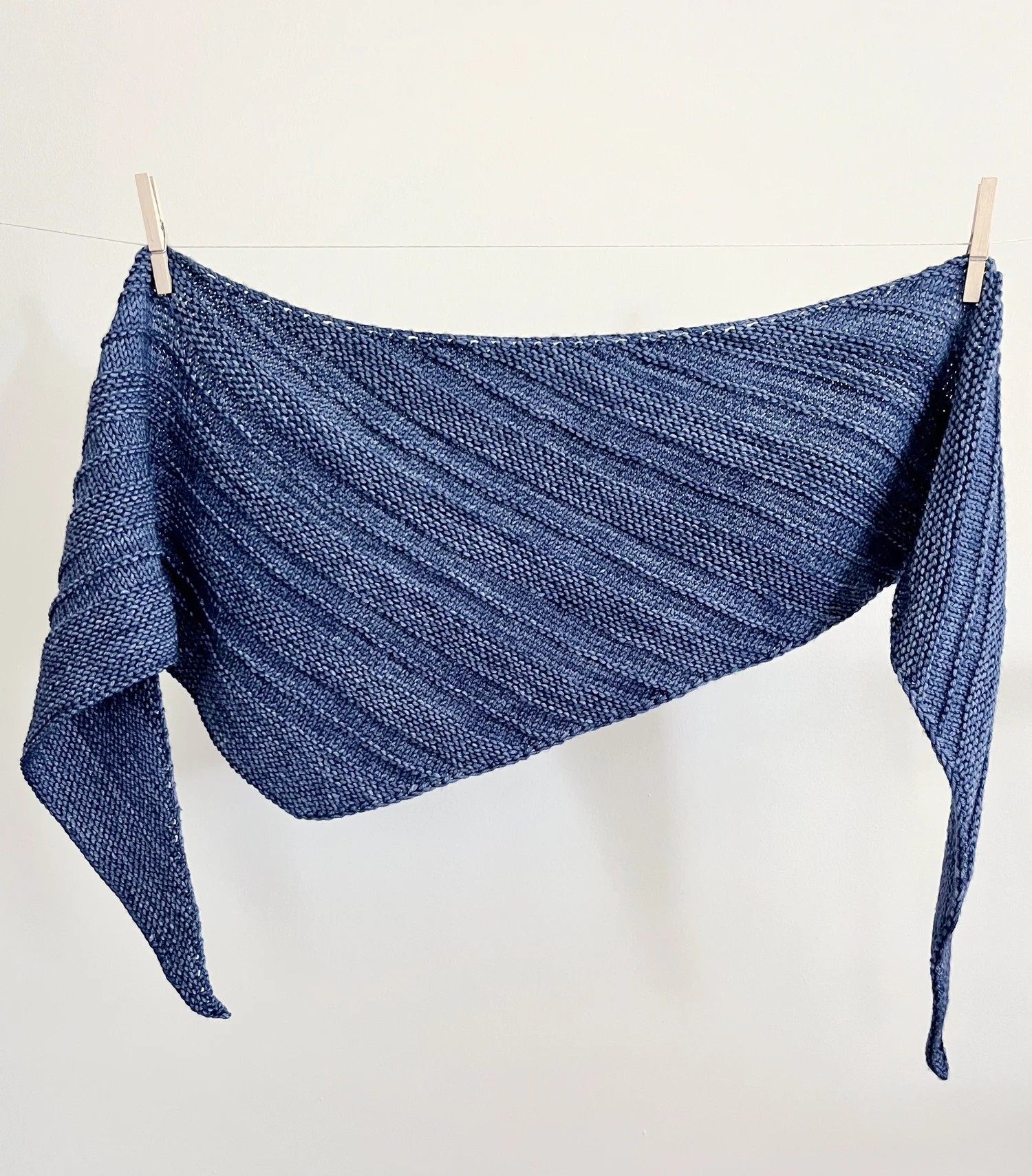 Morning Walk: Easy to Knit Triangular Shawl Knitting Pattern for ...