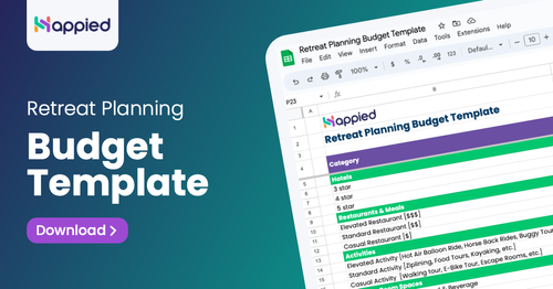 Retreat Planning Budget Template | Happied