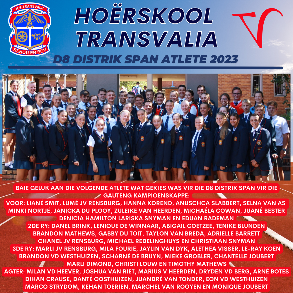Atletiek — Hoërskool Transvalia