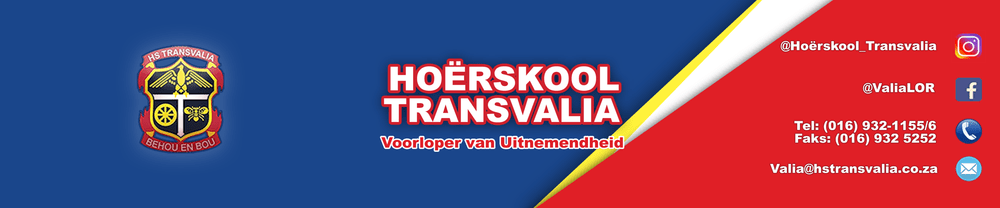 Ons Skool — Hoërskool Transvalia