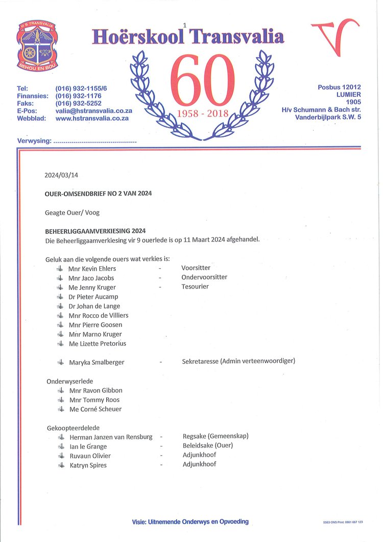 Hoërskool Transvalia