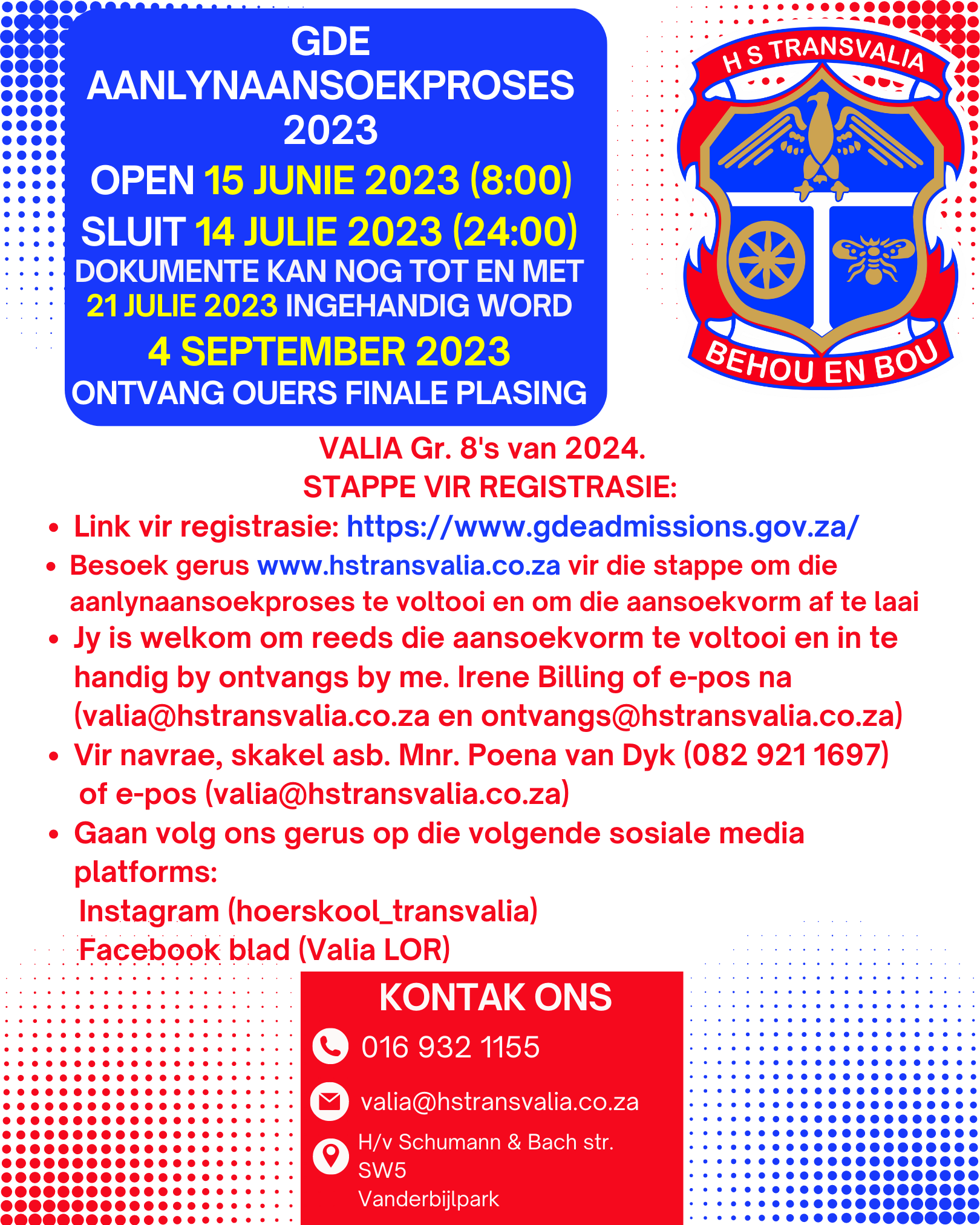 Hoërskool Transvalia