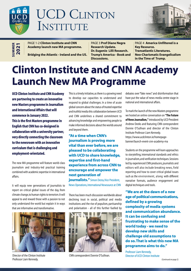 About | UCD Clinton Institute
