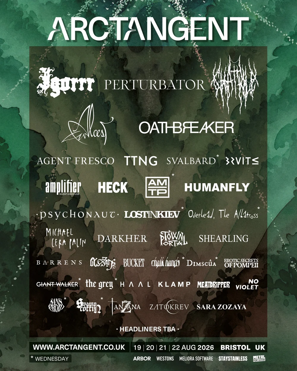Arctangent announce first confirmed bands for 2026 festival — LiveWire ...