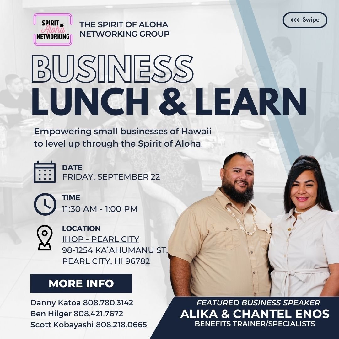 Spirit of Aloha Business Networking — Transform our World Hawaii