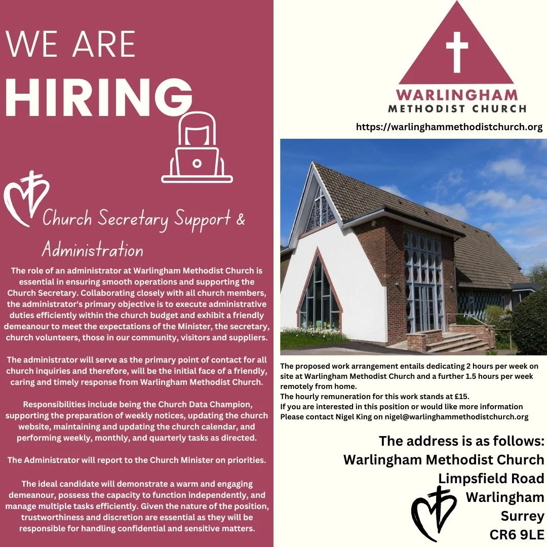 News — Warlingham Methodist Church