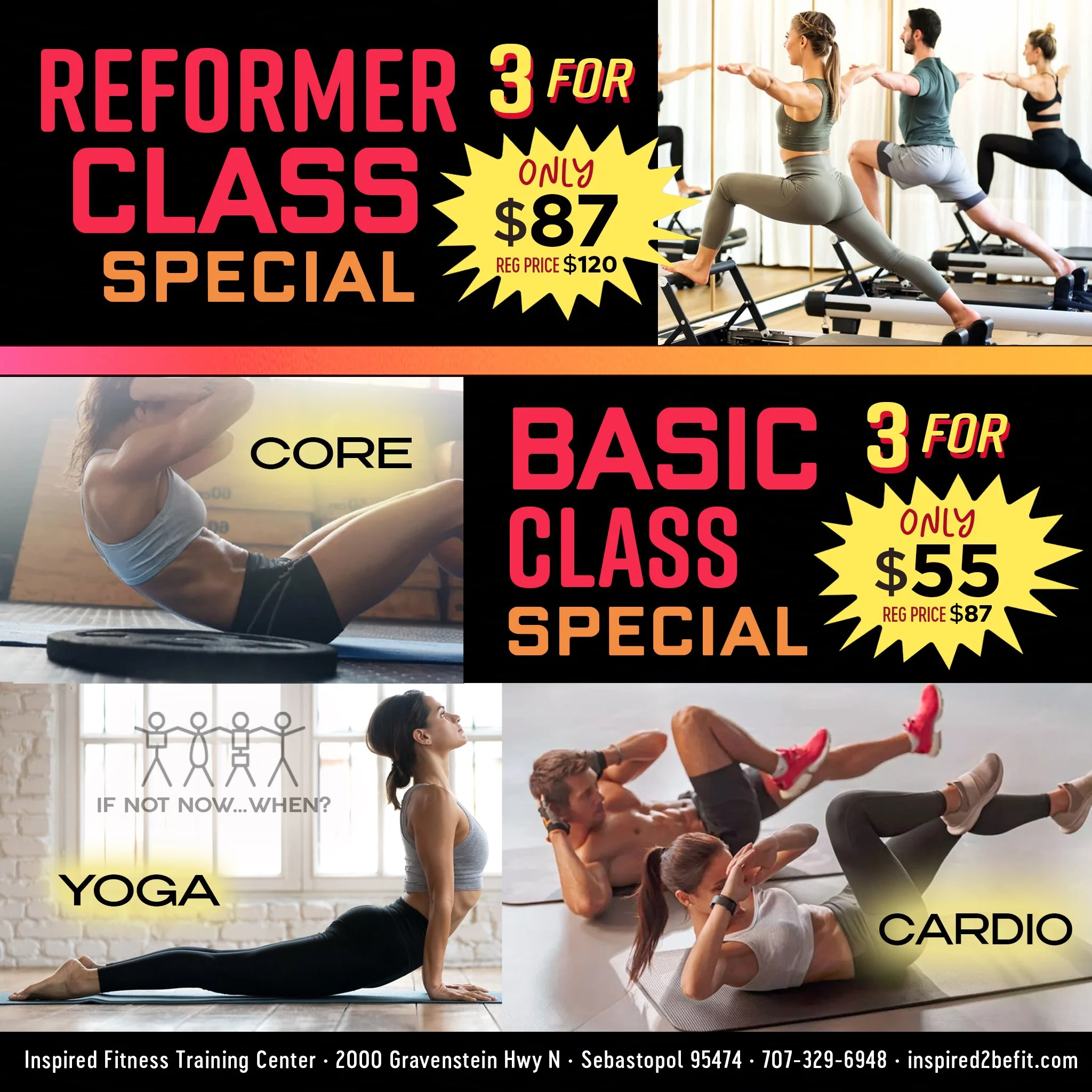 inspired fitness training center