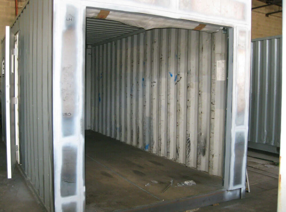 Adding a Door to Your 20 ft, 40 ft Shipping Container — Super Cubes