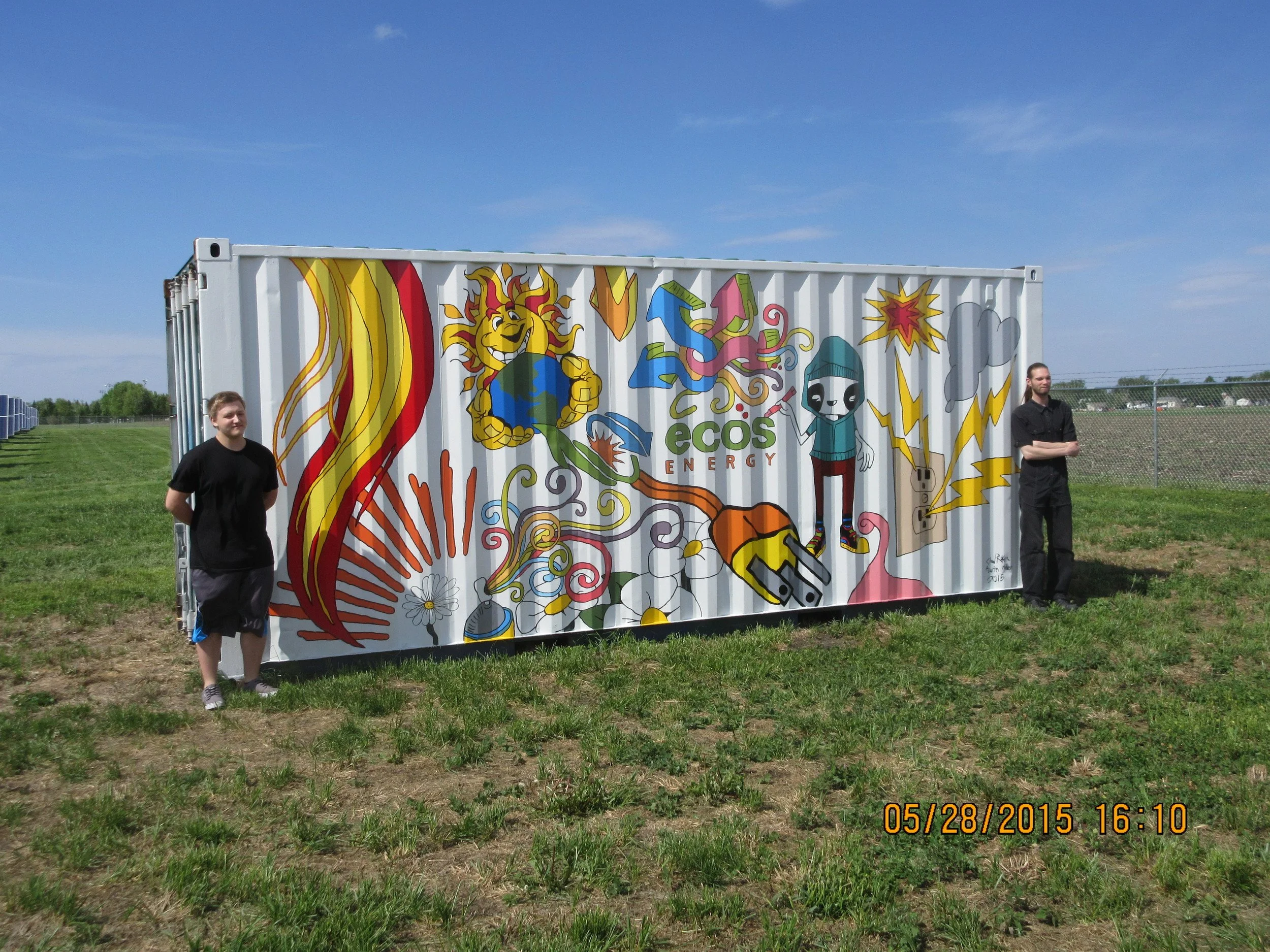 Award-Winning "Container Graffiti" — Super Cubes