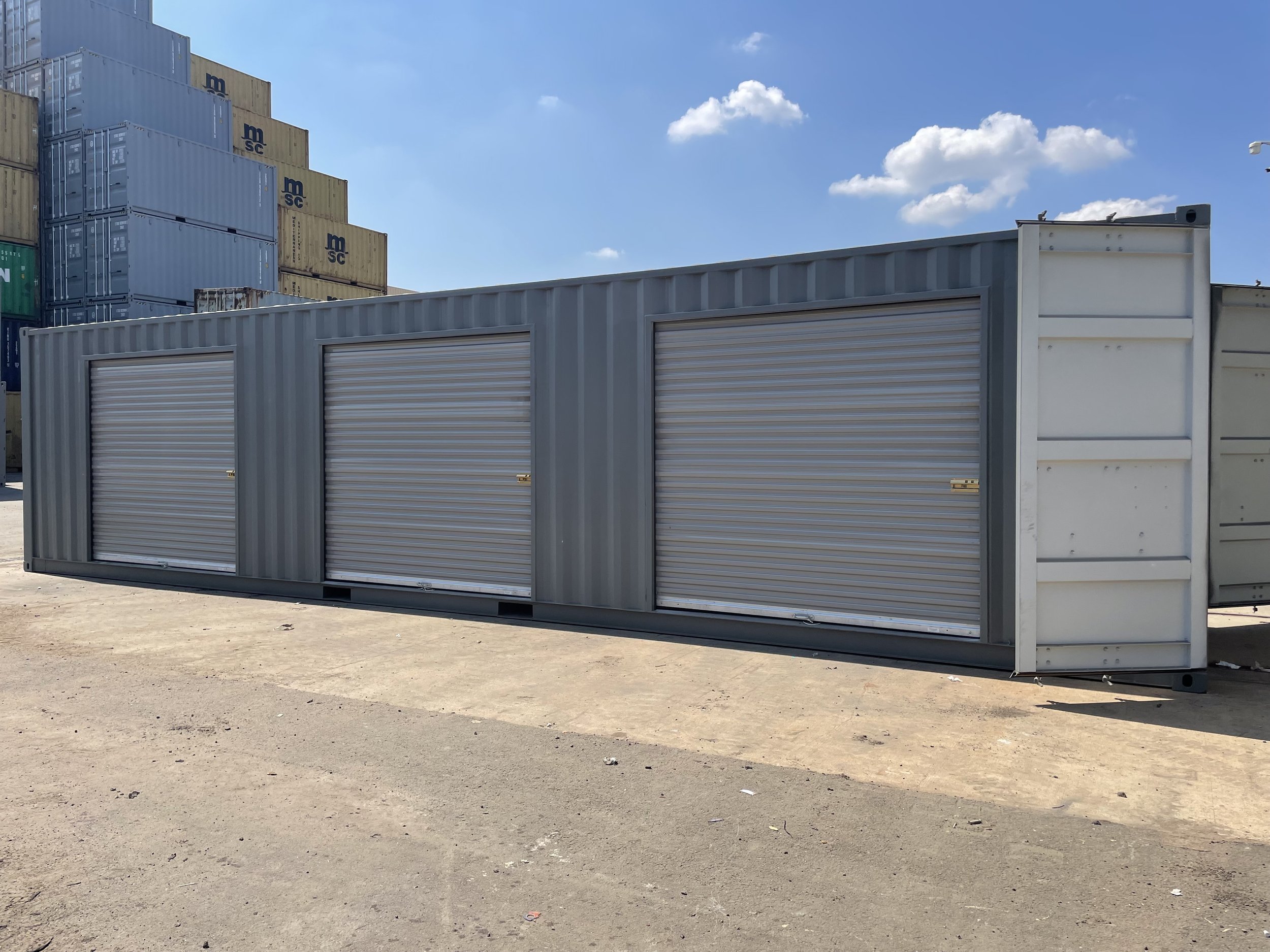 shipping container roller door kit — Super Cubes