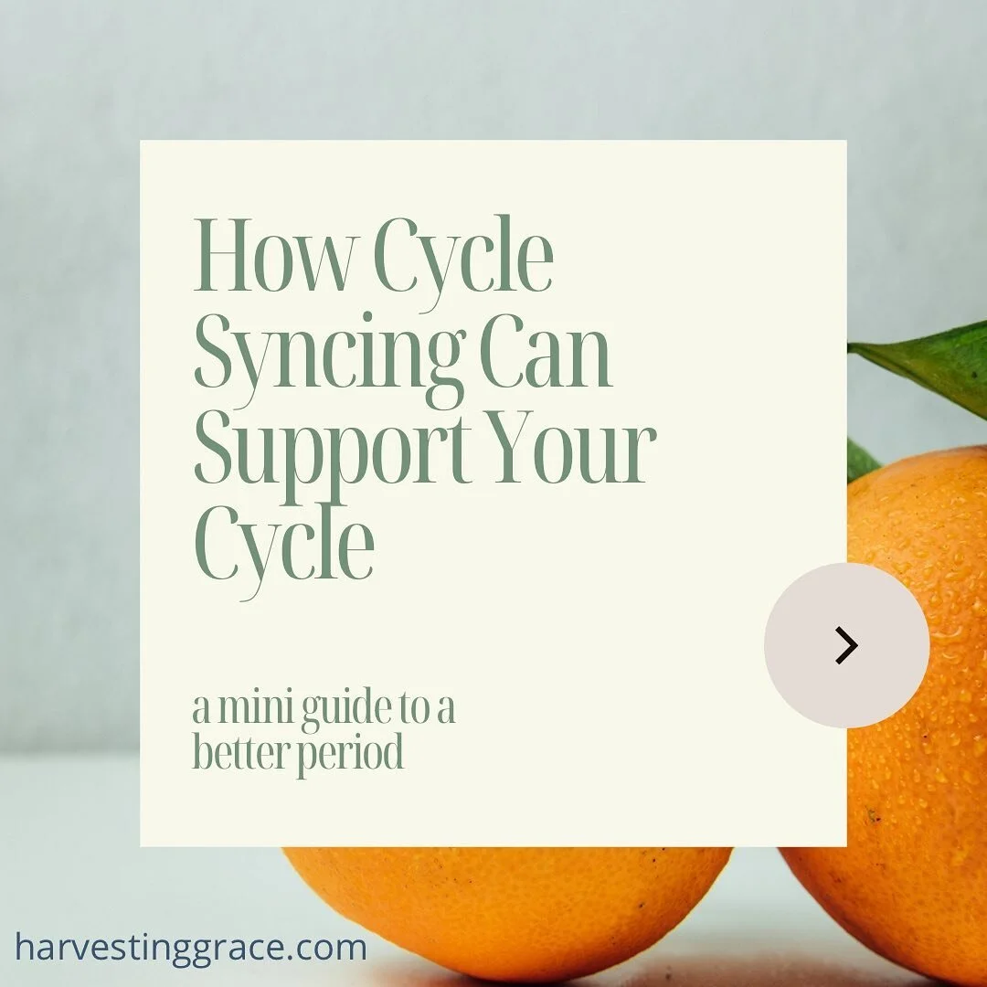 How to Cycle Sync with Food for a Better Cycle — Harvesting Grace