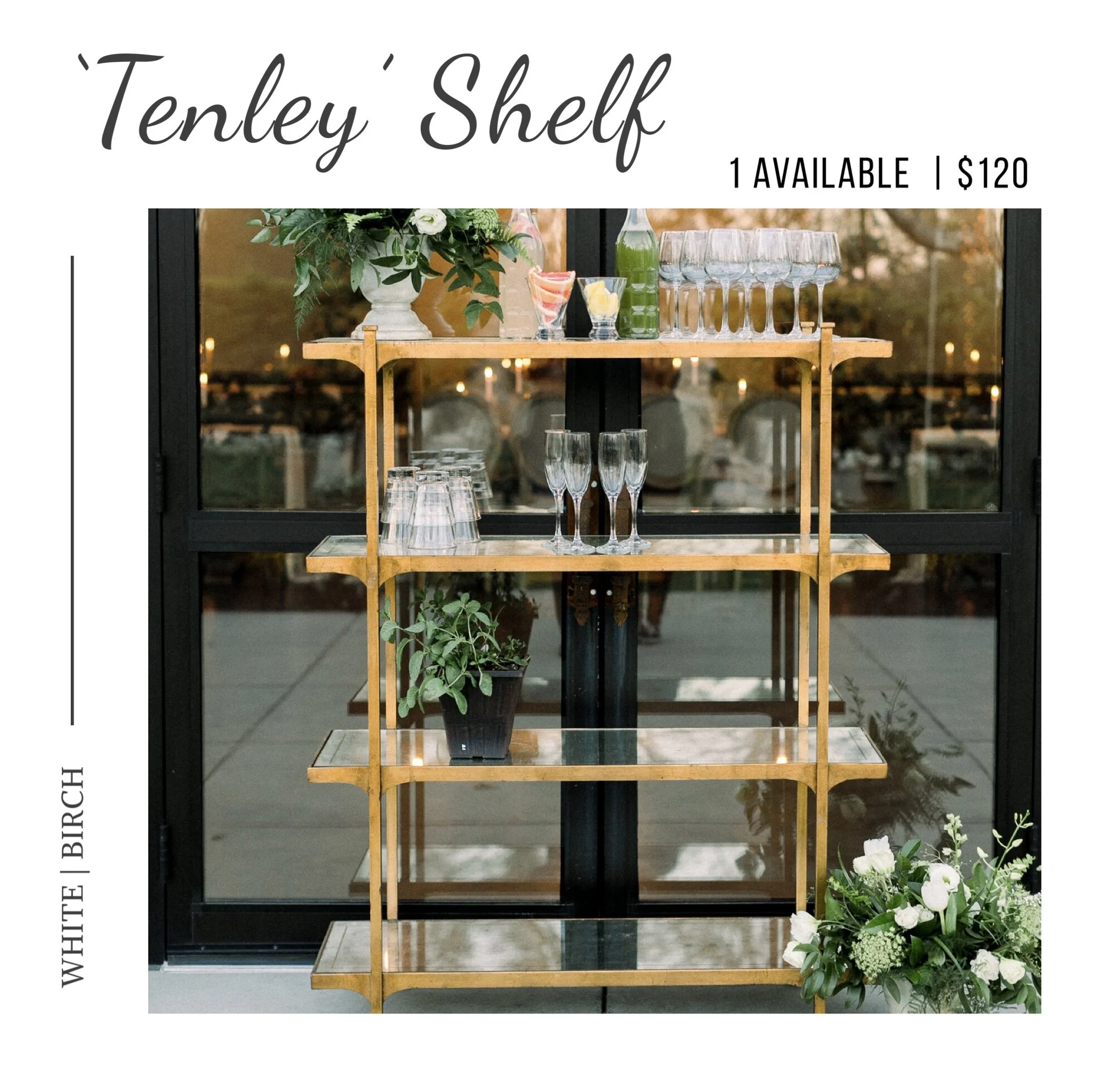 Bars & Shelves — White Birch Rentals