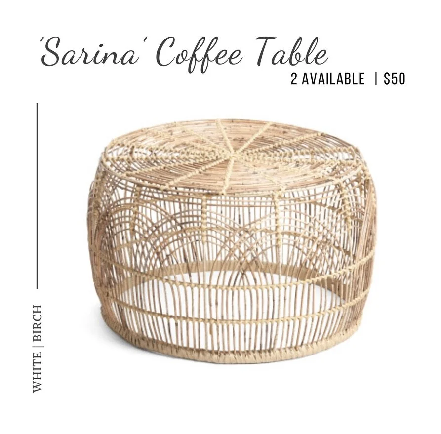 Tables — White Birch Rentals