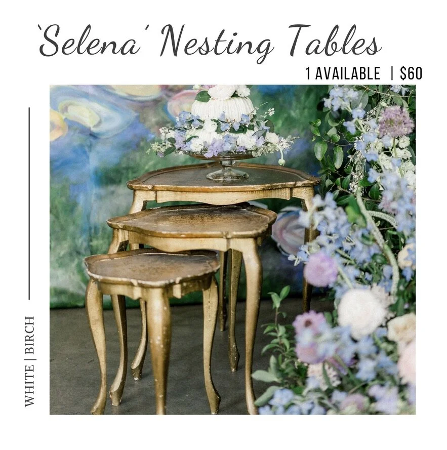 Tables — White Birch Rentals