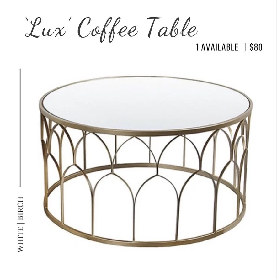 Tables — White Birch Rentals