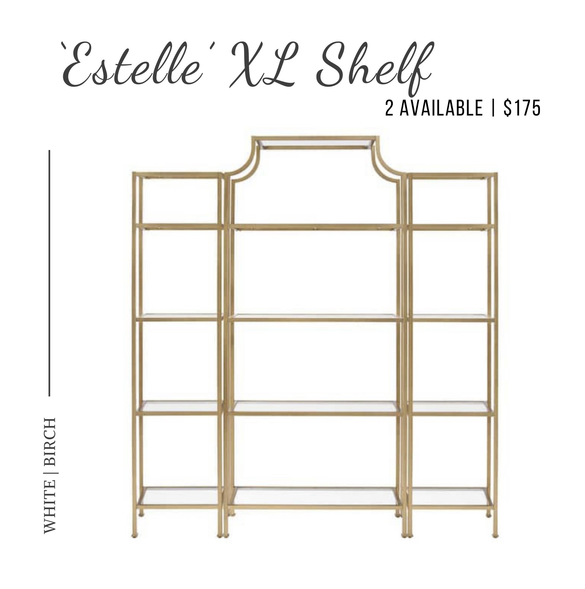 Bars & Shelves — White Birch Rentals