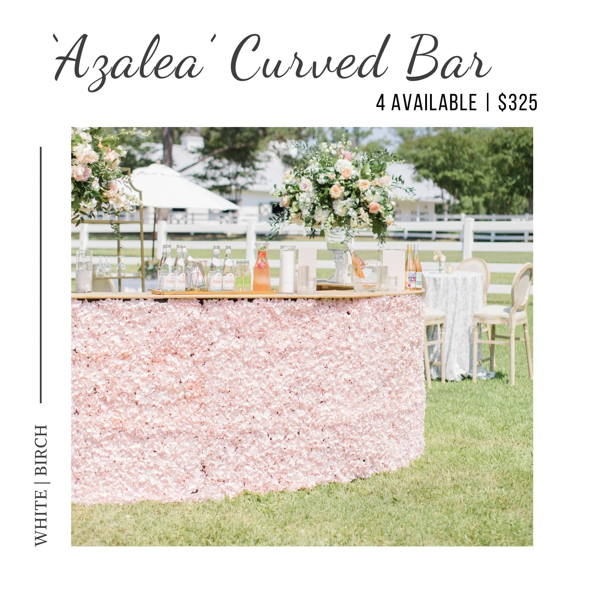 Bars & Shelves — White Birch Rentals